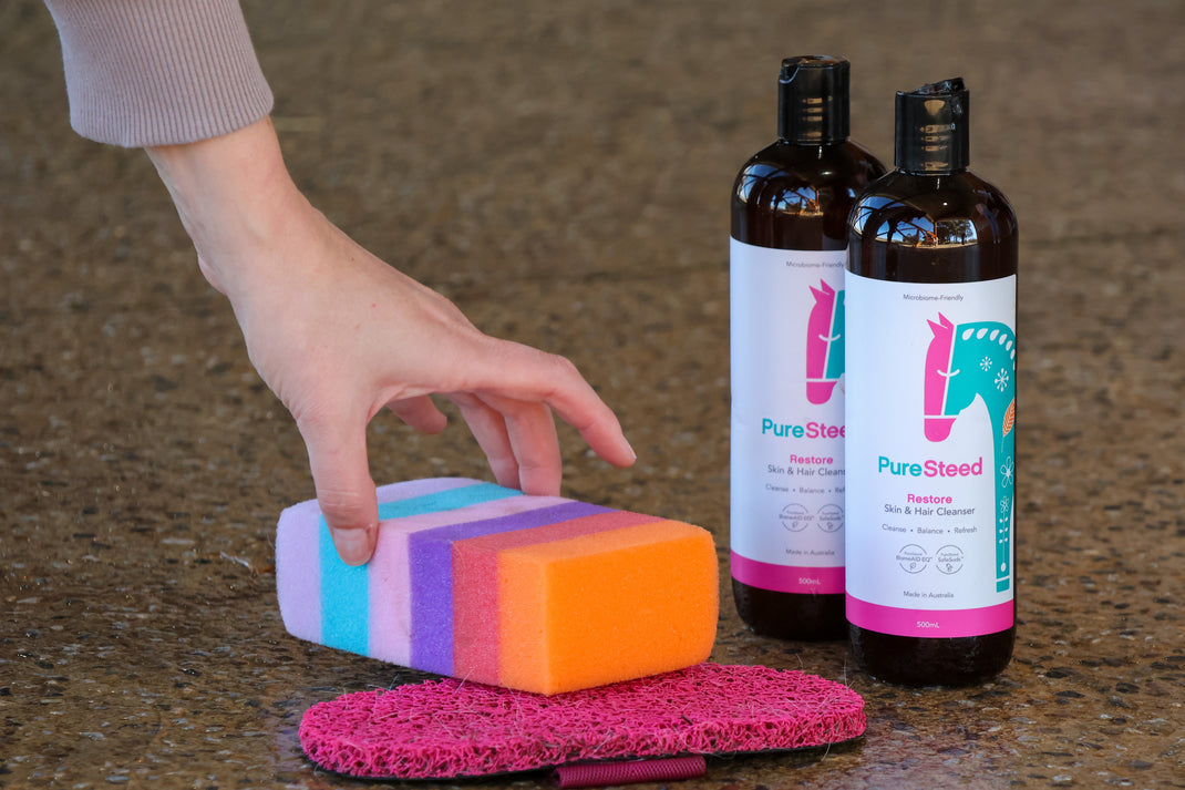 Pure Steed | World first microbiome friendly horse grooming